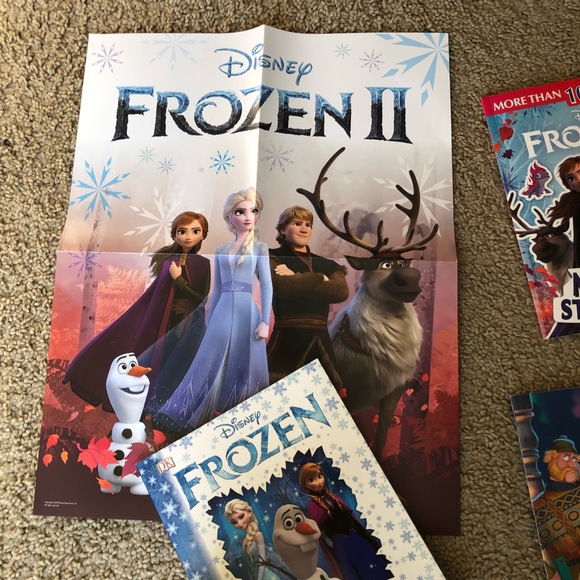 Frozen | Other | Frozen 2 Books Poster And Case | Poshmark